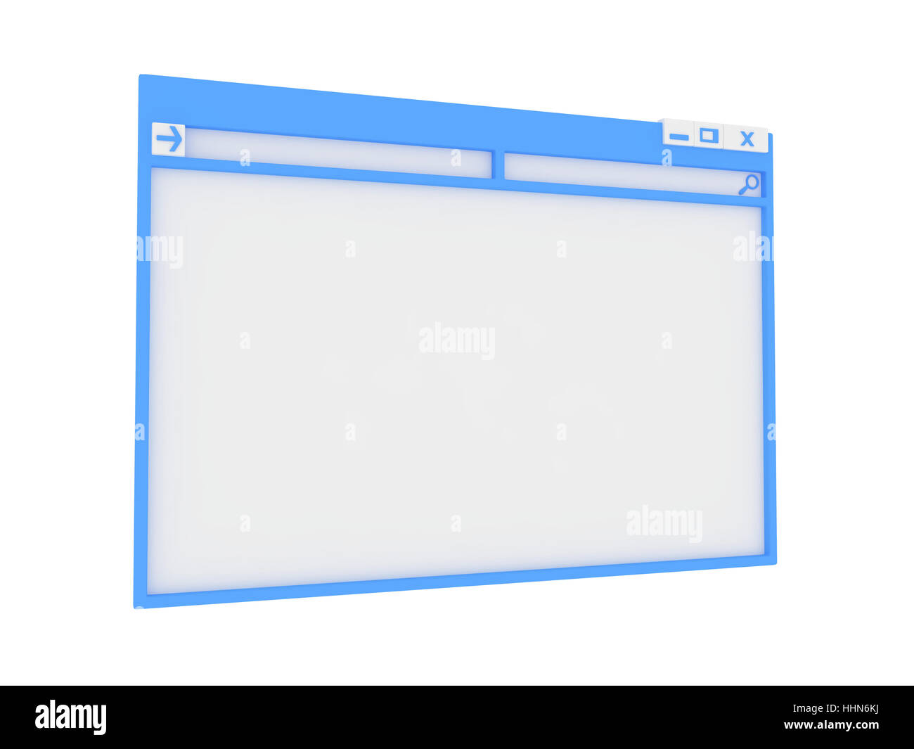 Colorful Computer Window. Isolated on White Background Stock Photo - Alamy