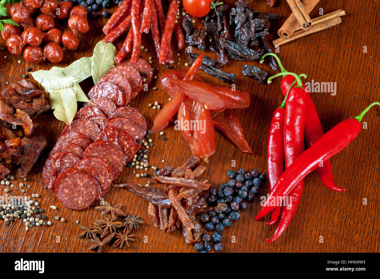 food, aliment, pepper, board, leaf, closeup, wood, gastronomy, kitchen ...