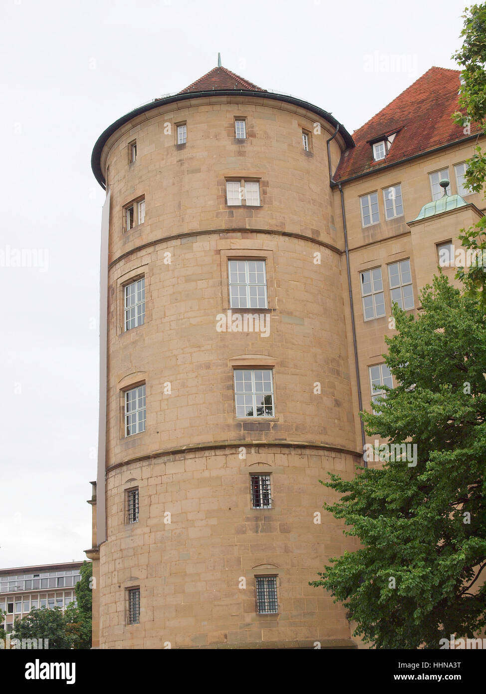 germany, german federal republic, stuttgart, castle, old, chateau ...