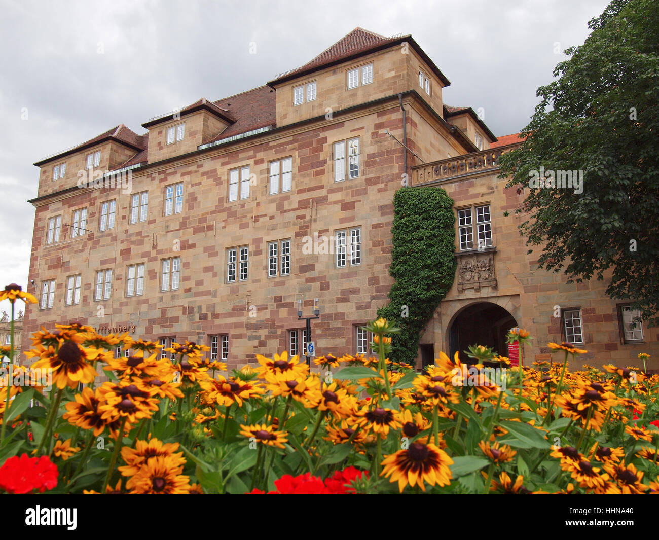 germany, german federal republic, stuttgart, castle, old, chateau ...