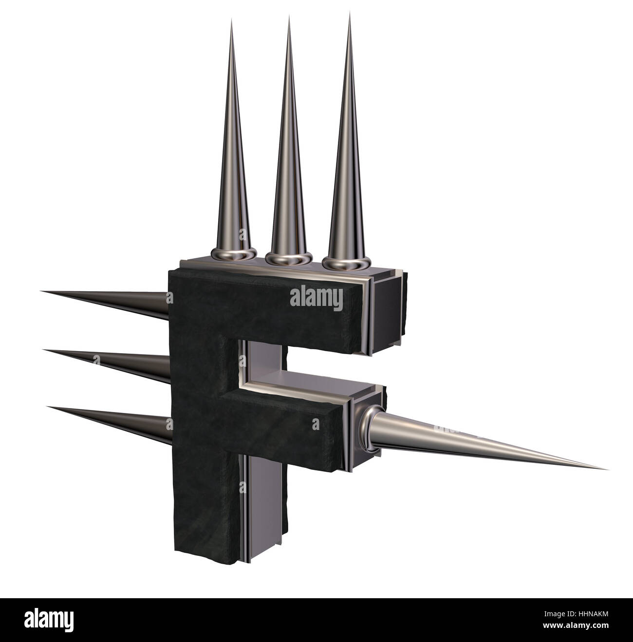 prickle, thorns, writing, font, typography, metal, letter, sharpen ...