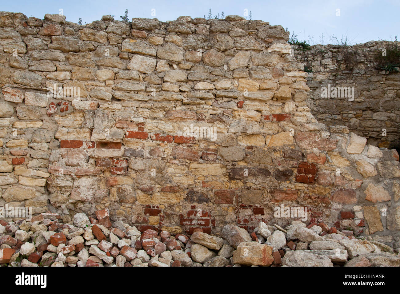 detail, wall, ruin, style of construction, architecture, architectural ...