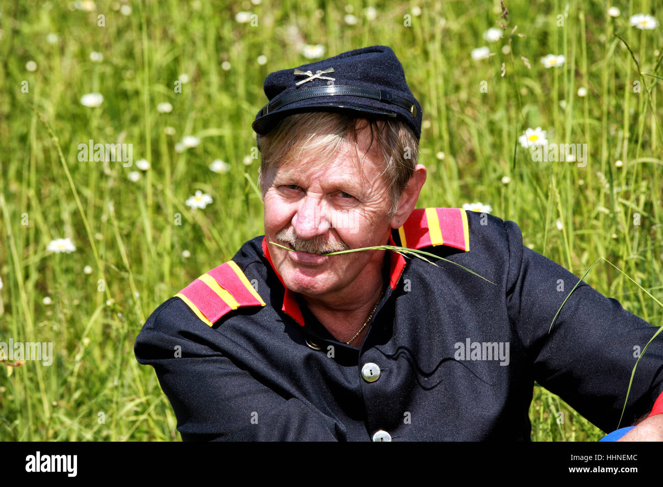 Blue military uniform hi-res stock photography and images - Alamy