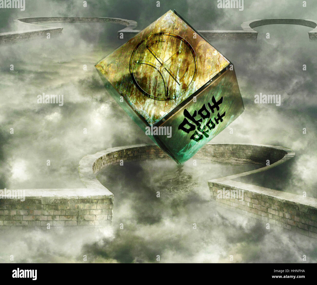 blue, sculpture, fantasy, wall, metal, box, boxes, magic, surrealism ...