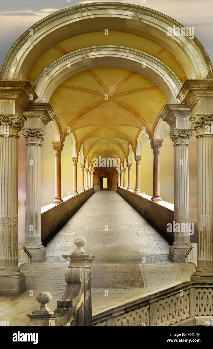 Fantasy tunnel style construction hi-res stock photography and images ...