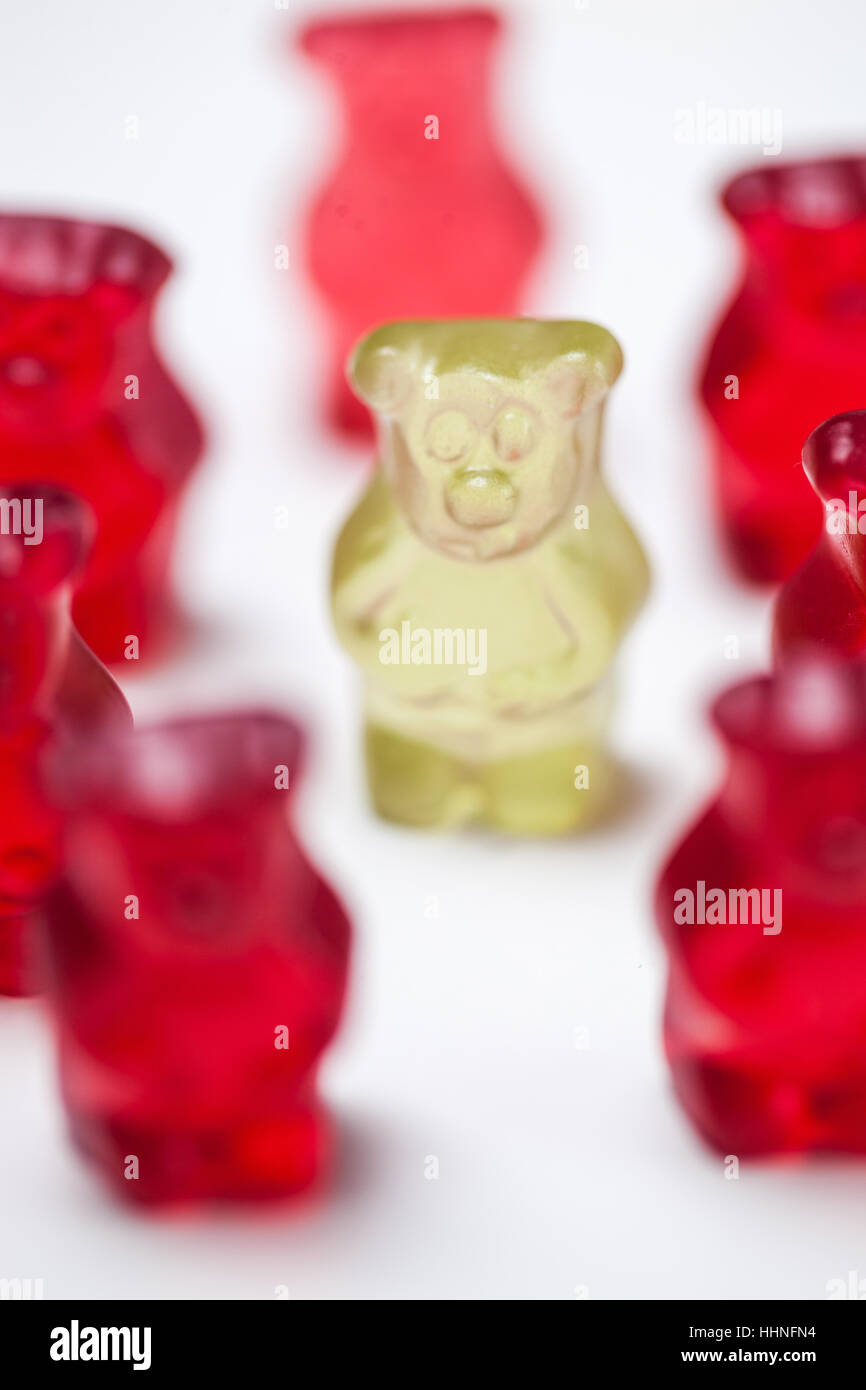 gummy bears at the center Stock Photo - Alamy