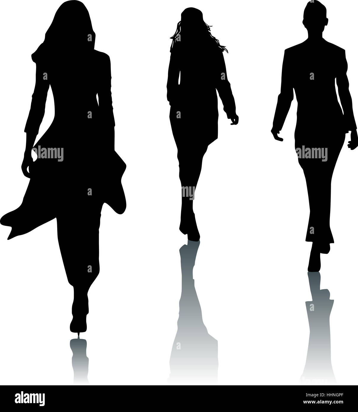 woman, women, fashion, modern, modernity, elegance, silhouette, outline ...