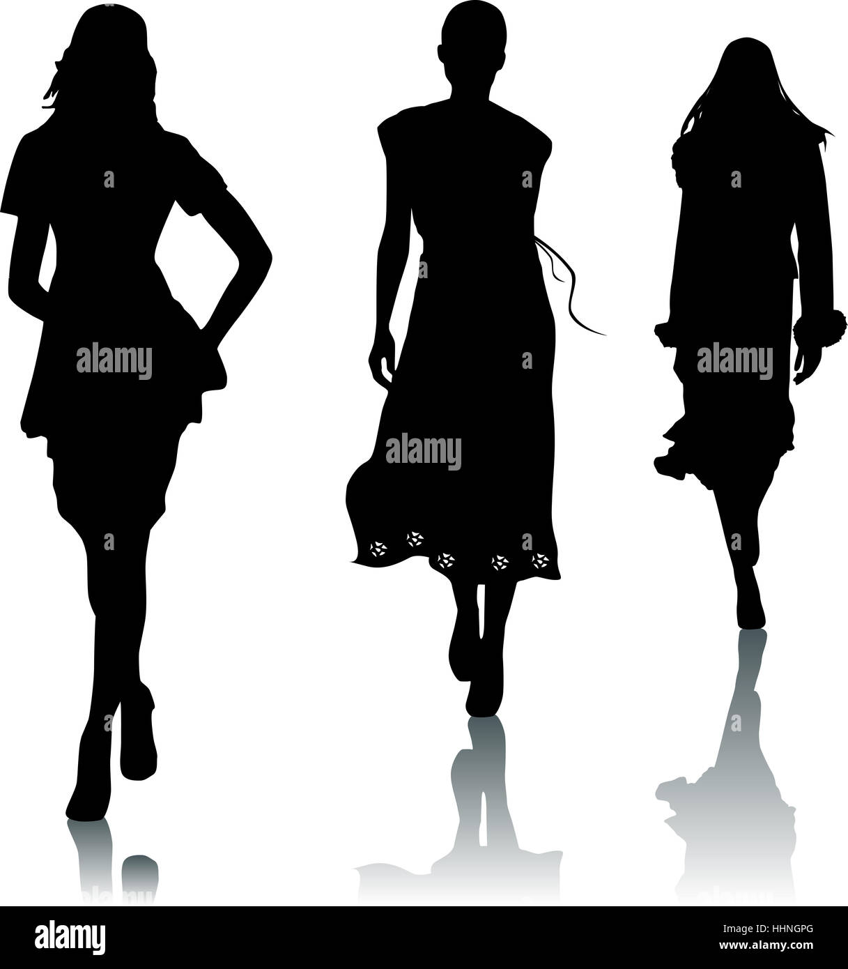 woman, women, fashion, modern, modernity, elegance, silhouette, outline ...