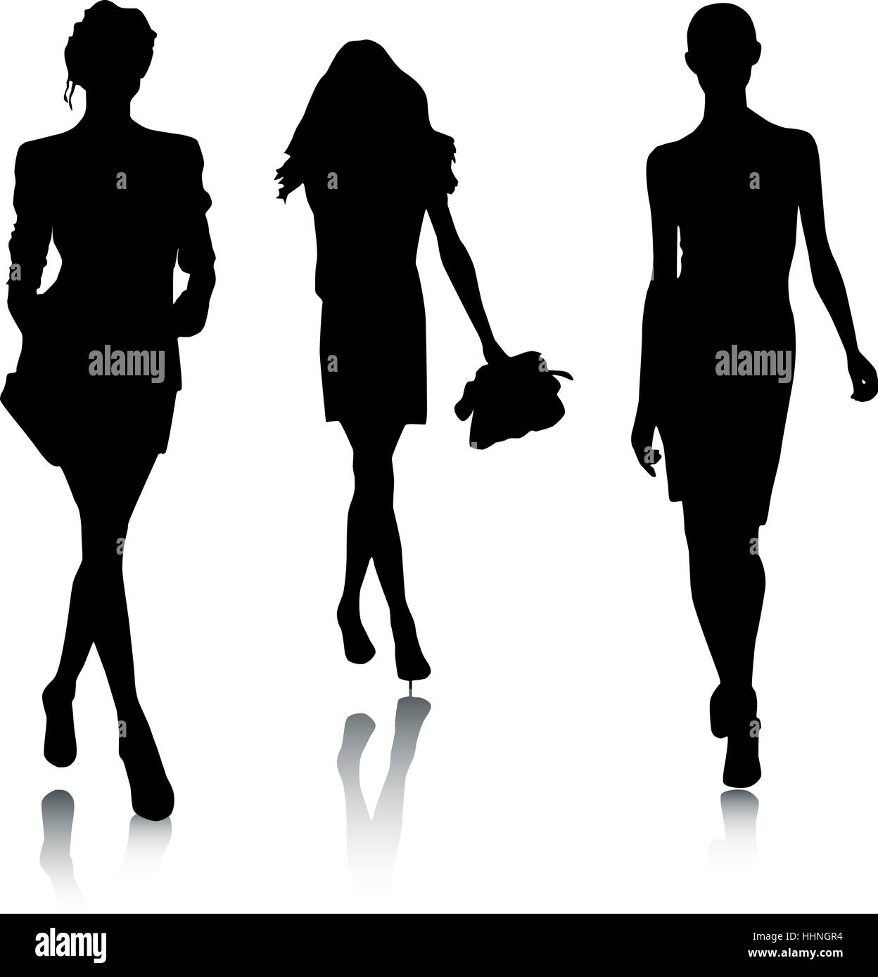 woman, women, fashion, modern, modernity, elegance, silhouette, outline ...