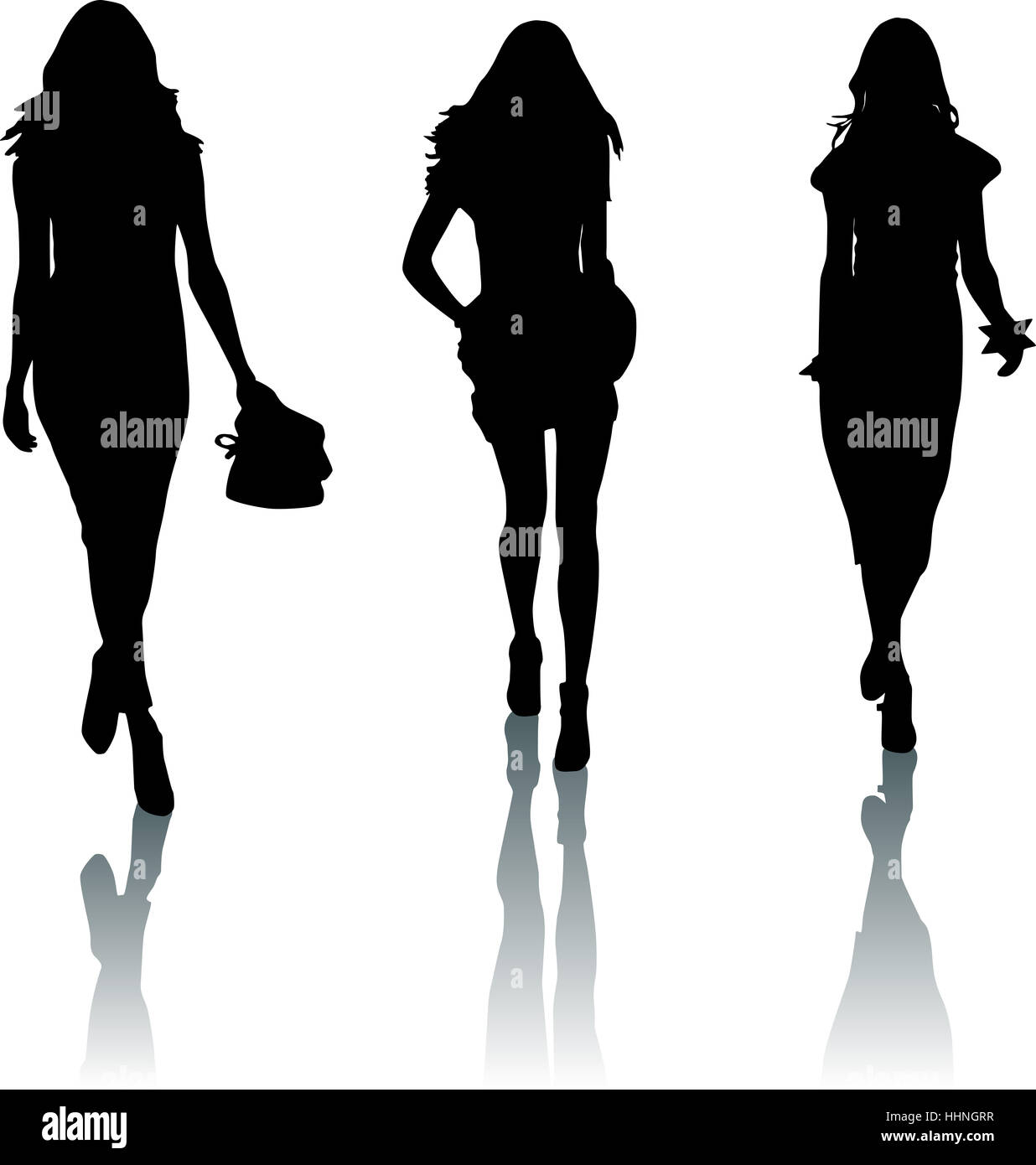 woman, women, fashion, modern, modernity, elegance, silhouette, outline ...