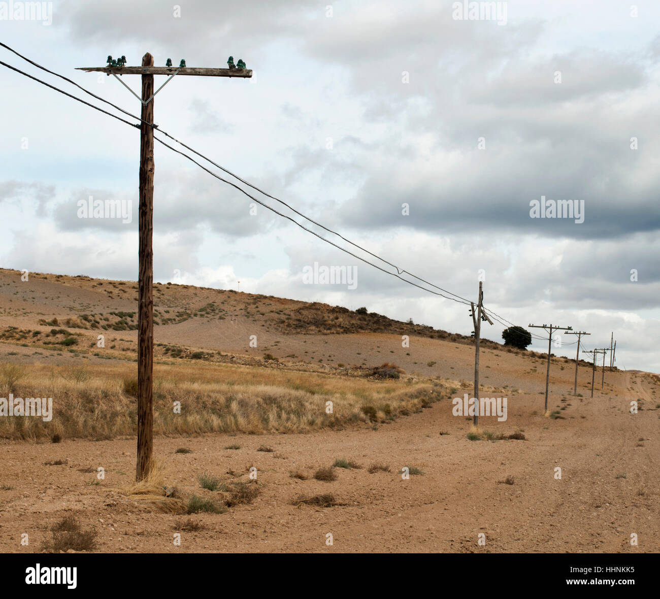 Old fashioned telephone pole lines hi-res stock photography and images ...