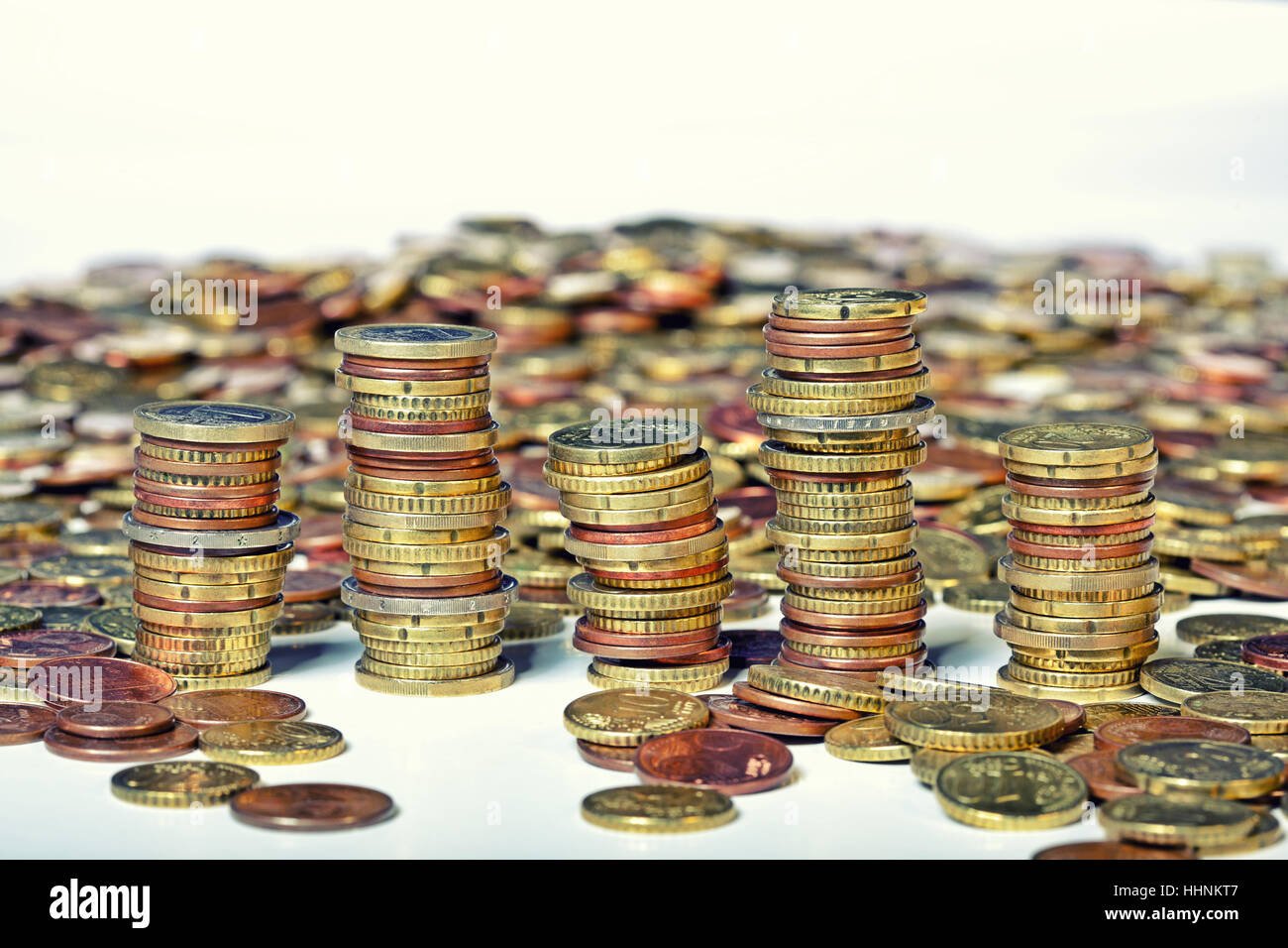 euro, coin, metal, cent, backdrop, background, money, economy, closeup ...