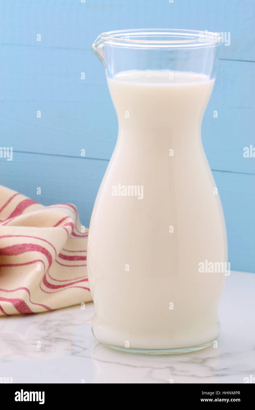 Delicious fresh milk, one of the primary sources of nutrition on ...