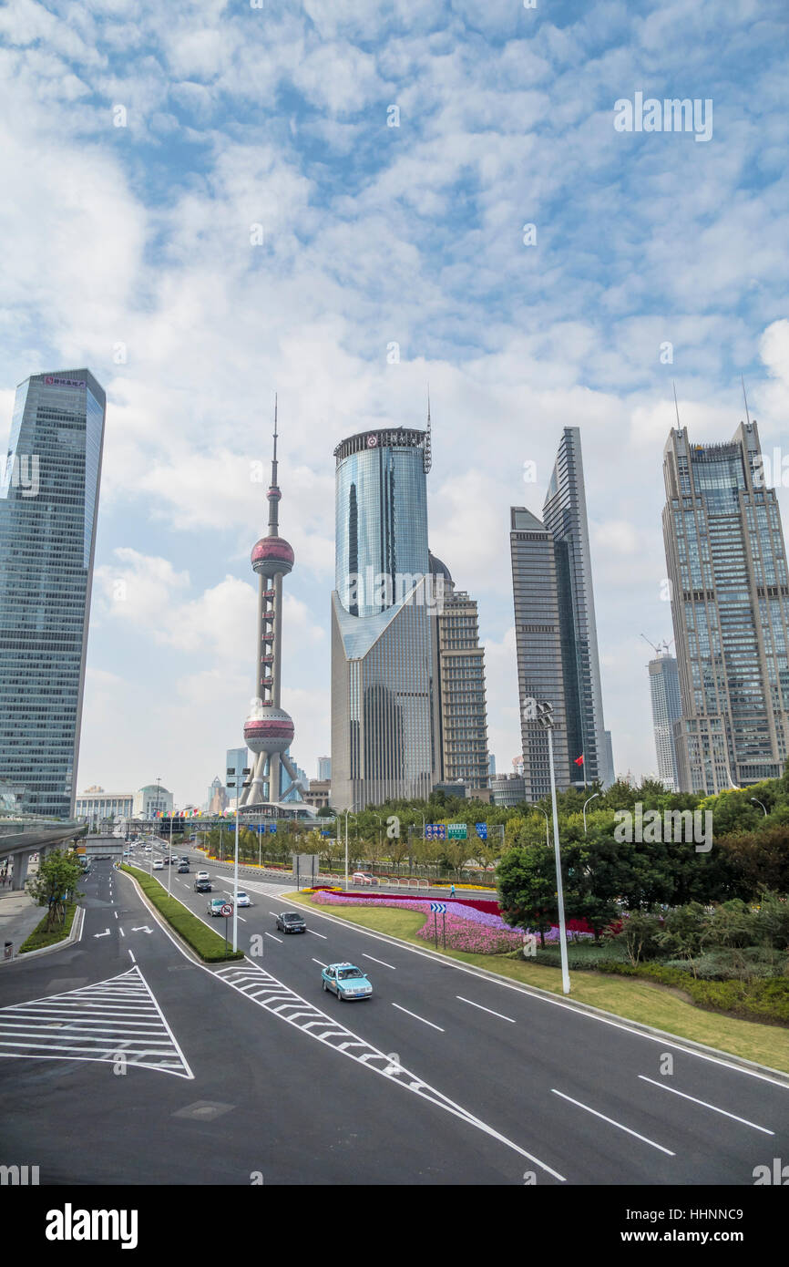 Skyscrapers of Pudong New Area, Shanghai, China Stock Photo - Alamy