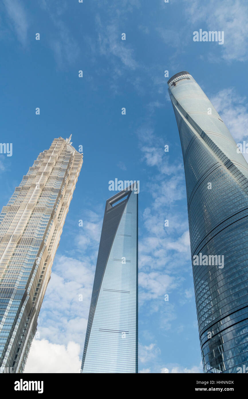 Skyscrapers of Pudong New Area, Shanghai, China Stock Photo - Alamy