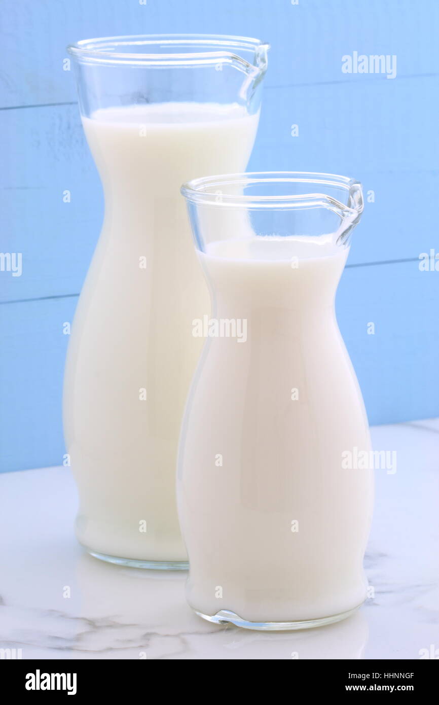 Delicious fresh milk, one of the primary sources of nutrition on ...