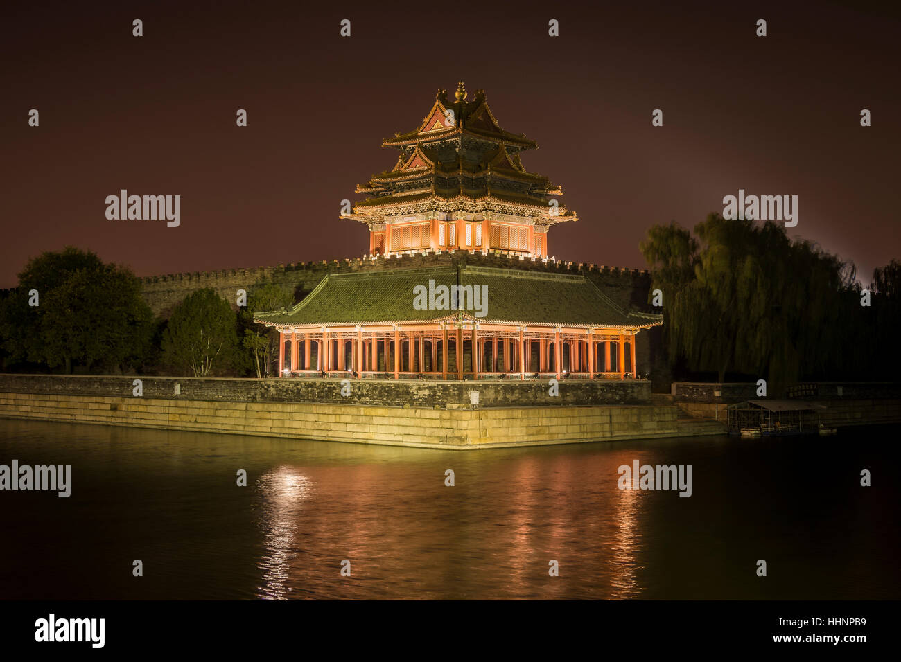 Turret of the Forbidden City, Beijing, China Stock Photo - Alamy