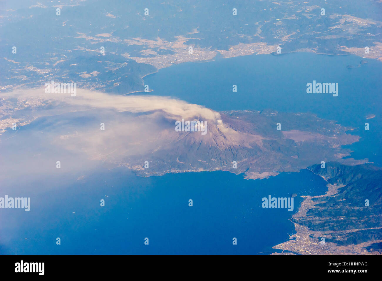 Sakurajima Erupting, Kagoshima, Japan Stock Photo - Alamy