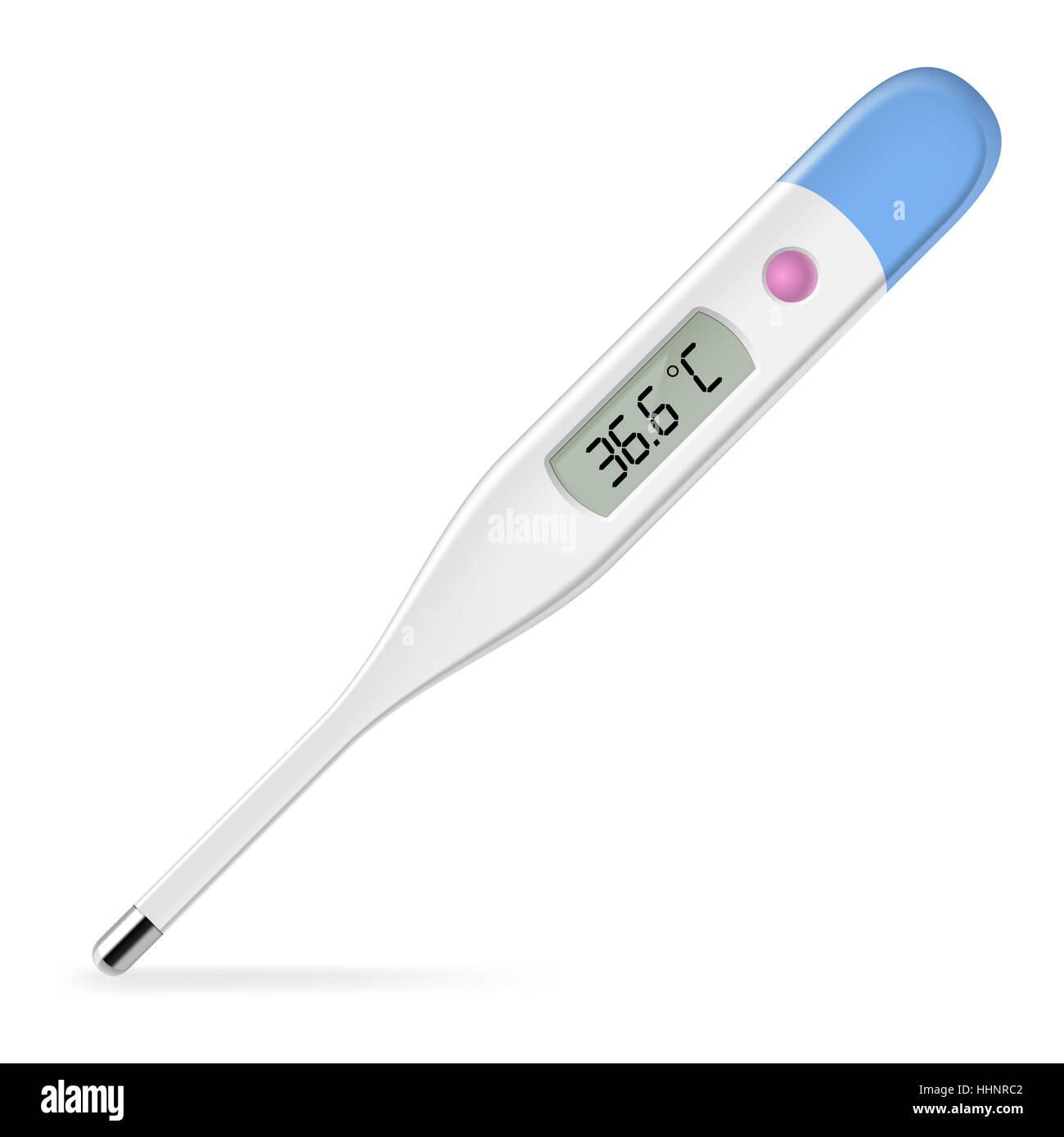 Electronic thermometer. Illustration on white background for design ...