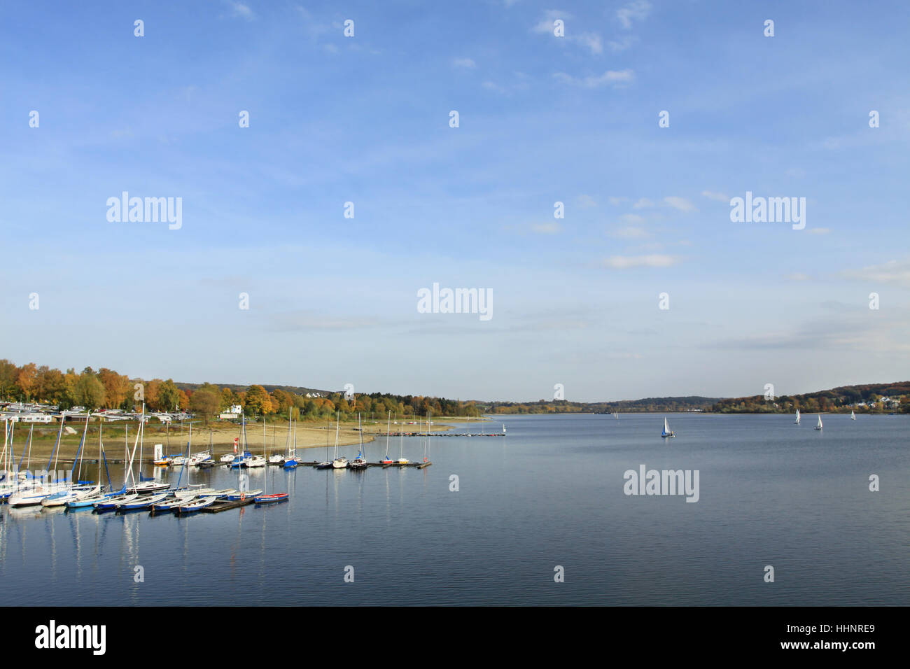 artificial lake, yacht, sailing boat, sailboat, dam, rowing boat, boat ...
