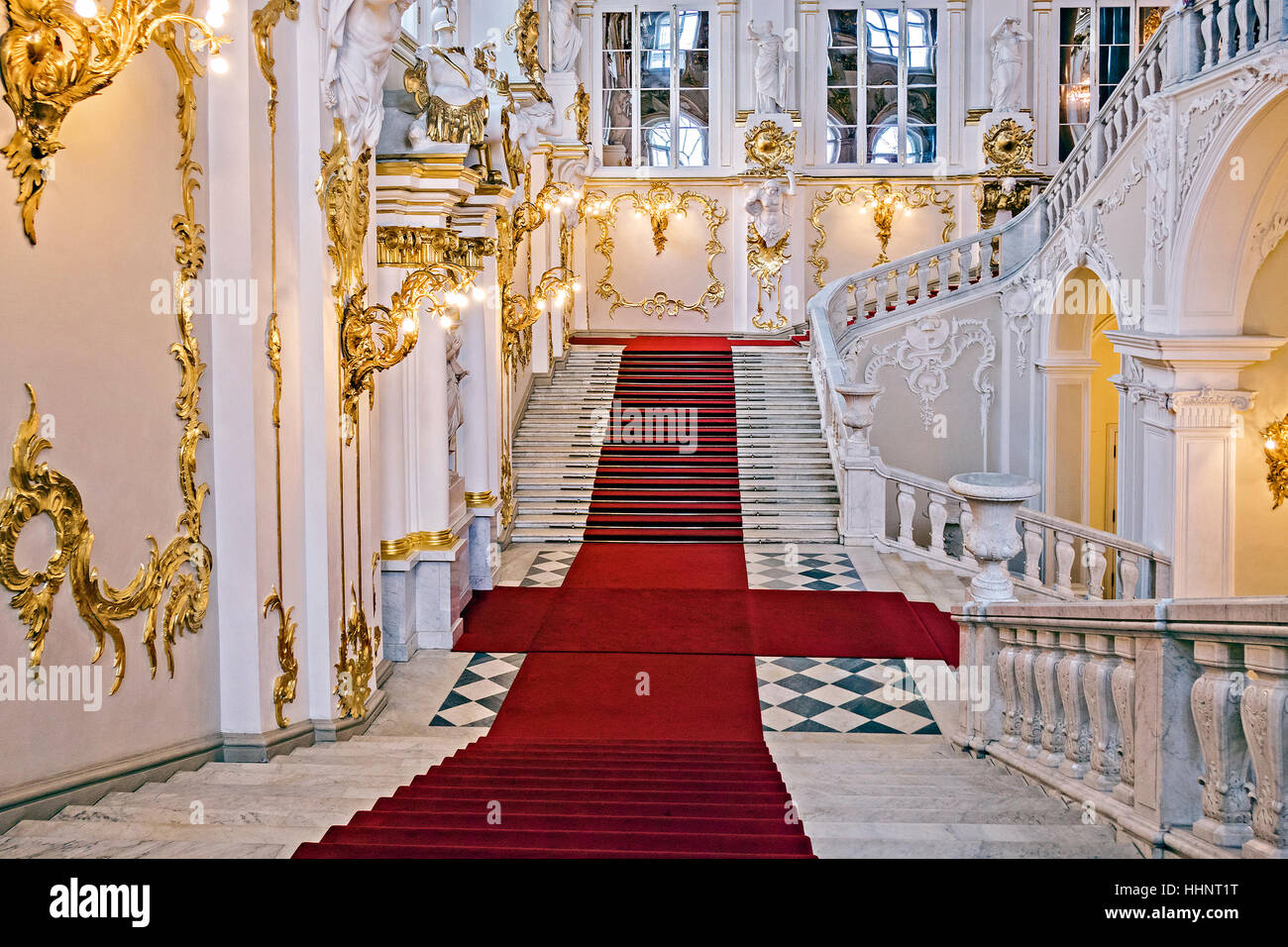 Inside main staircase hi-res stock photography and images - Alamy