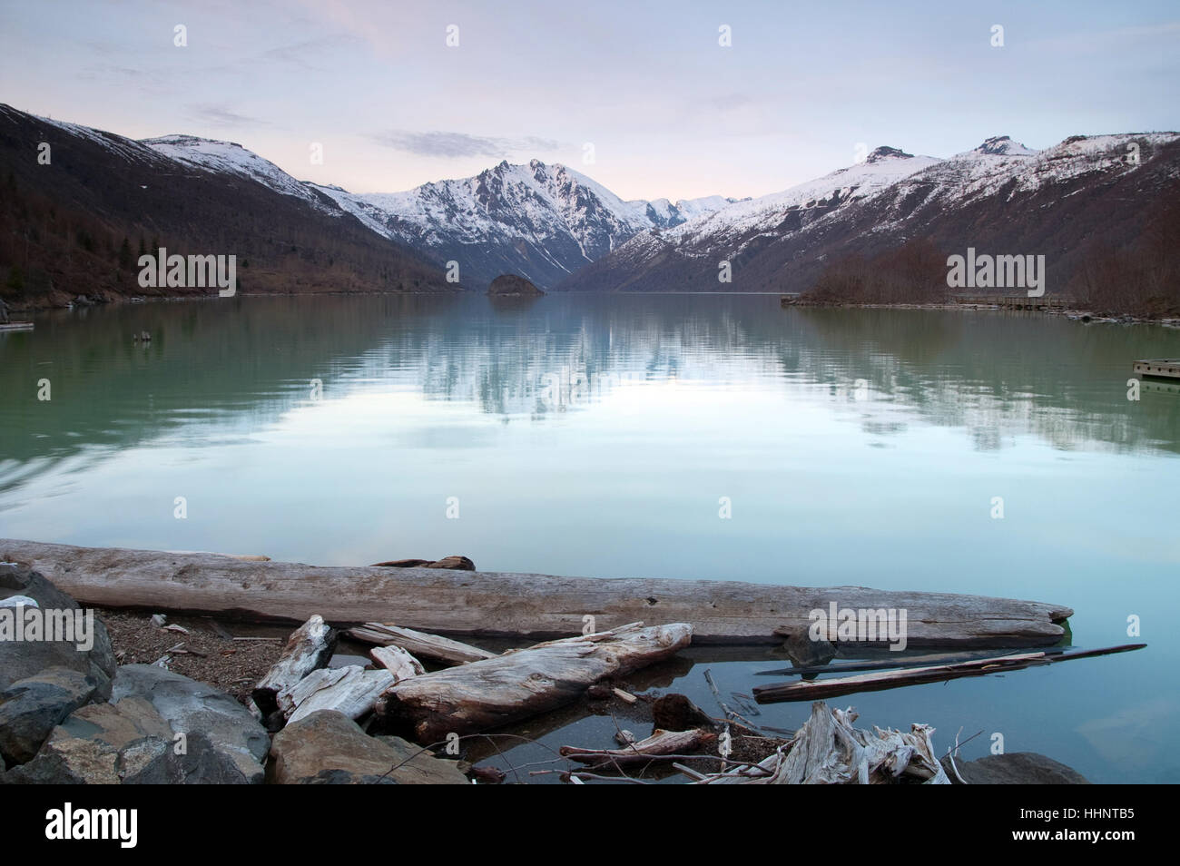 mountains, park, reflection, usa, horizontal, mountain range, north ...