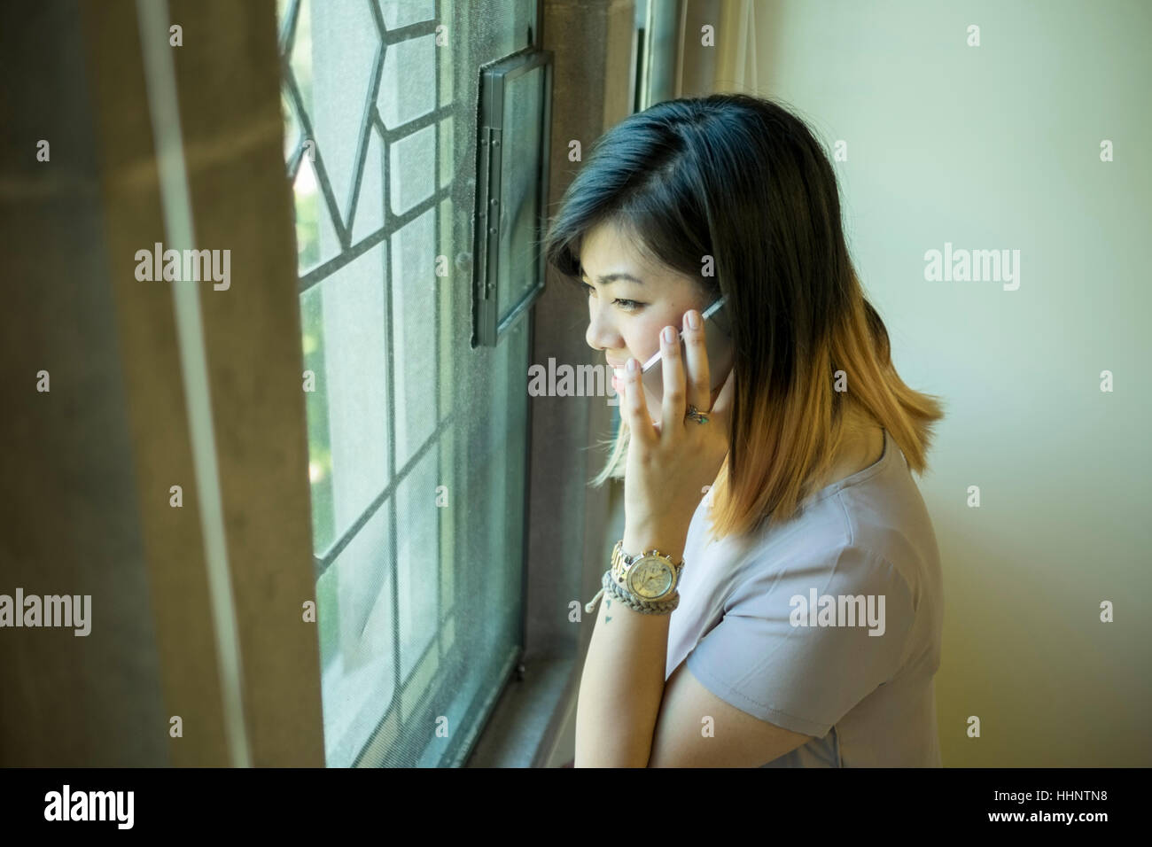 School talking woman hi-res stock photography and images - Alamy