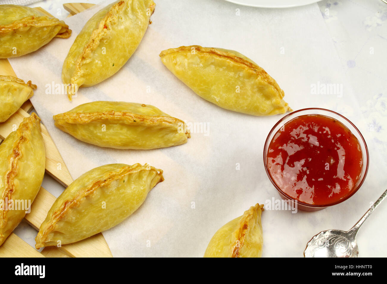 golden, pastry, sauce, chilli, chili, food, aliment, golden, pastry ...
