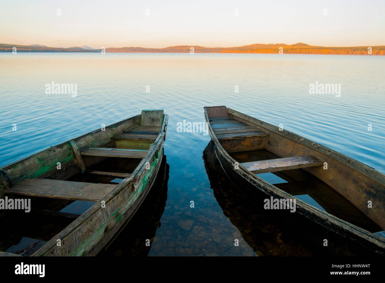 Rowboats in still water hi-res stock photography and images - Alamy
