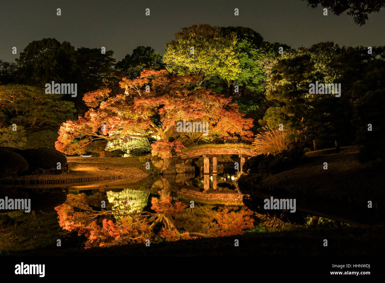 Rikugien garden hi-res stock photography and images - Alamy