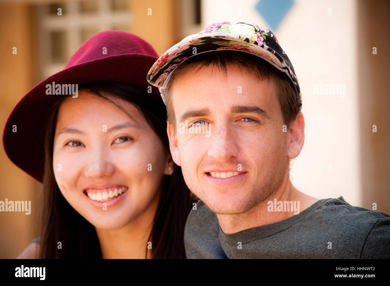 Couple wearing hat hi-res stock photography and images - Alamy