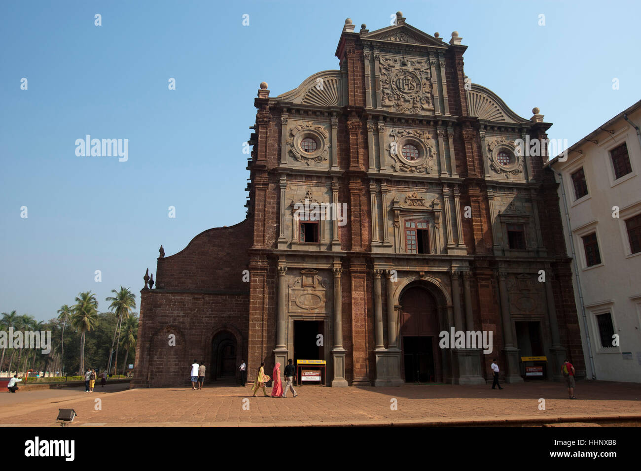 Portuguese colonial Basilica of Bom Jesus Old Goa, Goa, India Stock ...