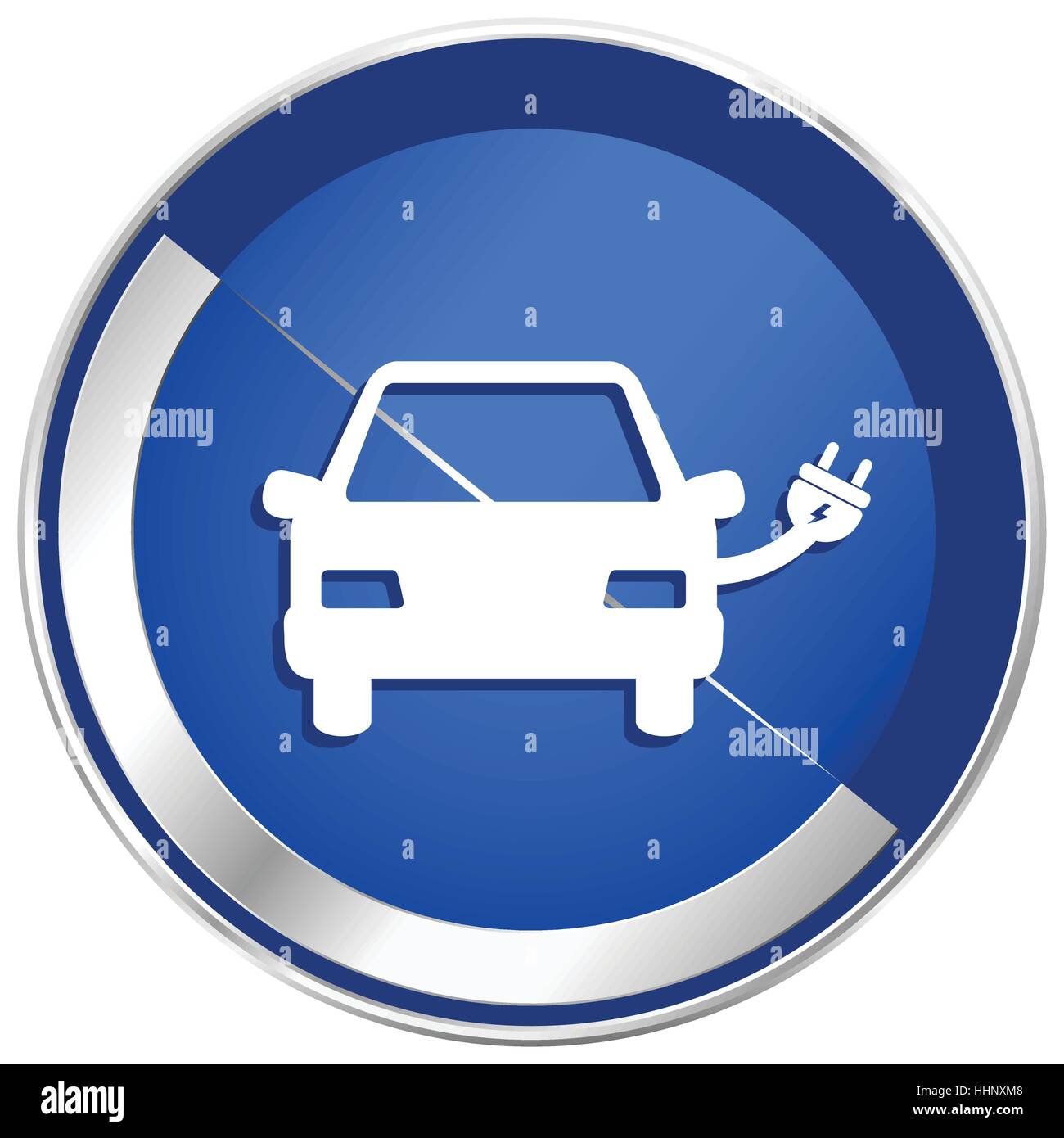 Electric automobile mobile phone Stock Vector Images - Alamy