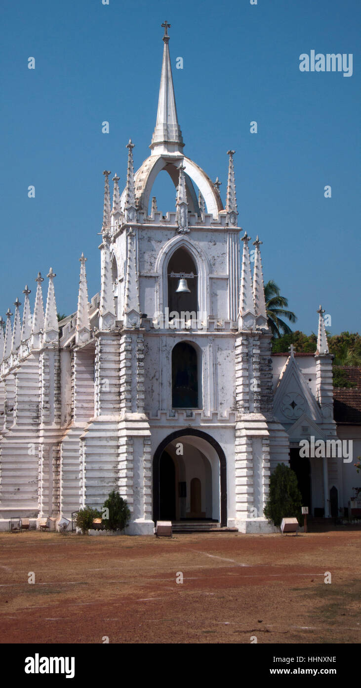 Saligao Mae de Deus Church Goa India Stock Photo - Alamy