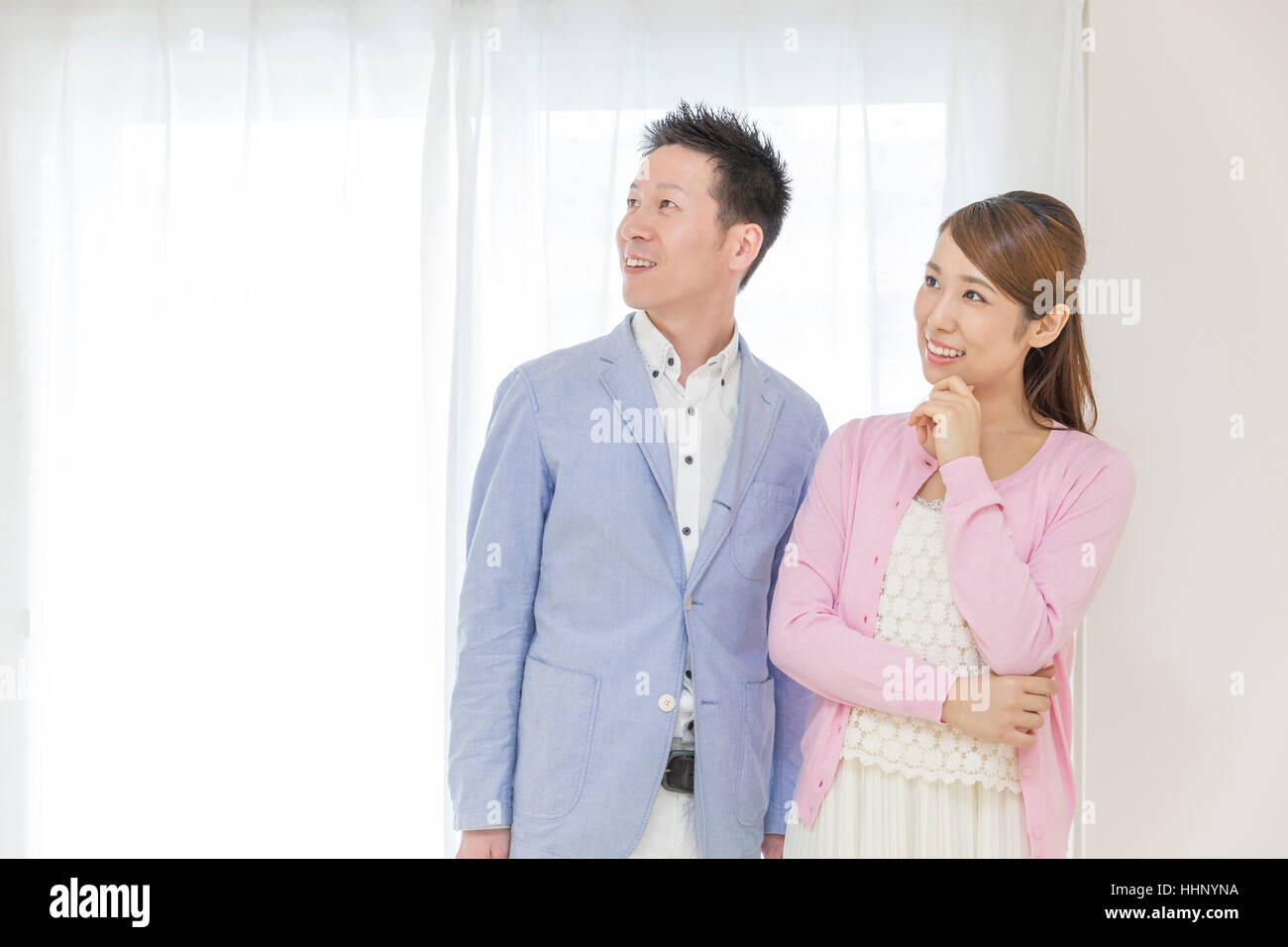 Couple Visiting Room Stock Photo - Alamy