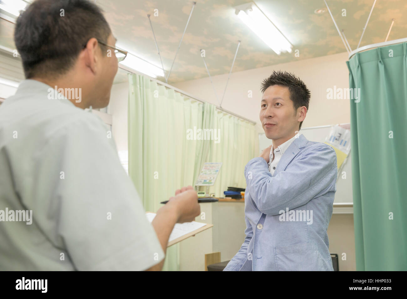Man Seeing Doctor Stock Photo - Alamy