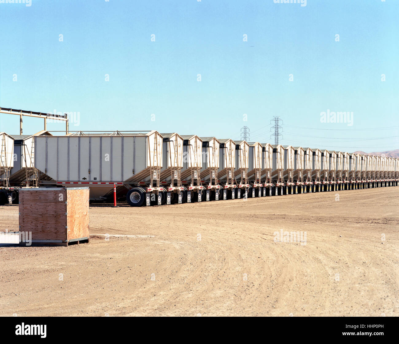 Cargo containers, parking lot hi-res stock photography and images - Alamy