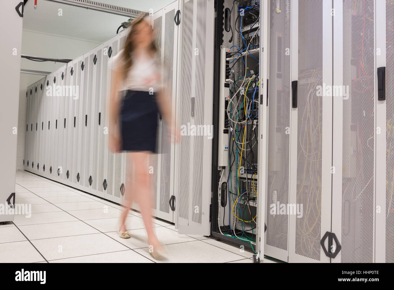 Through servers data center hi-res stock photography and images - Alamy