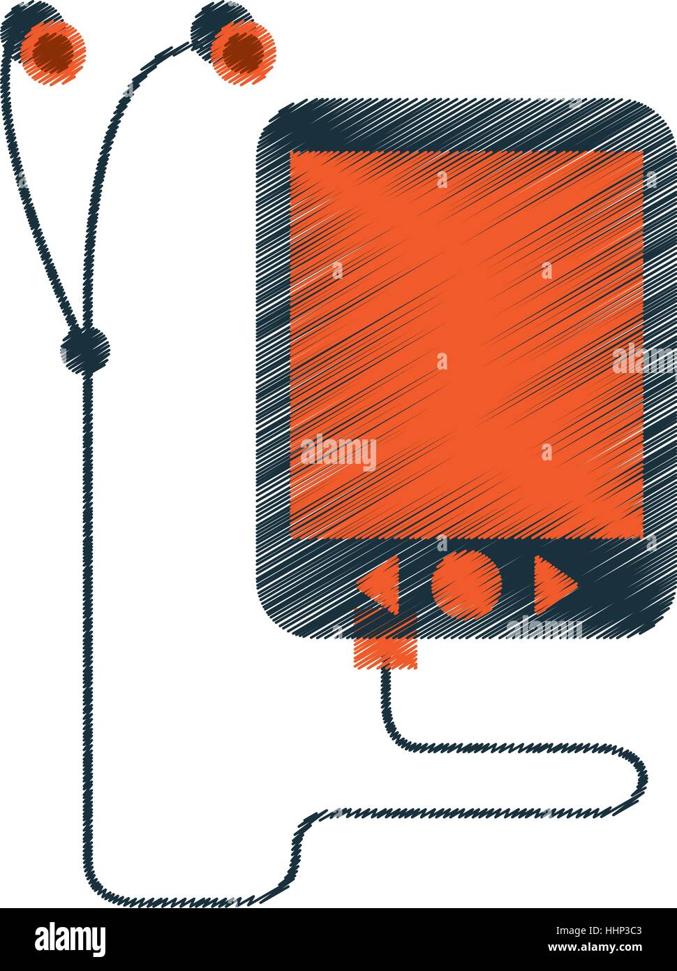 Drawing mp3 device play hi-res stock photography and images - Alamy