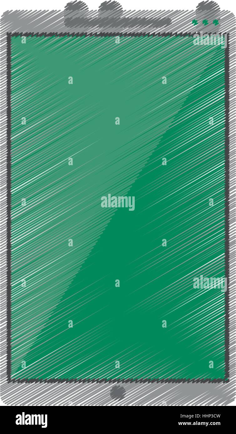 drawing green screen smartphone mobile communication technology Stock ...