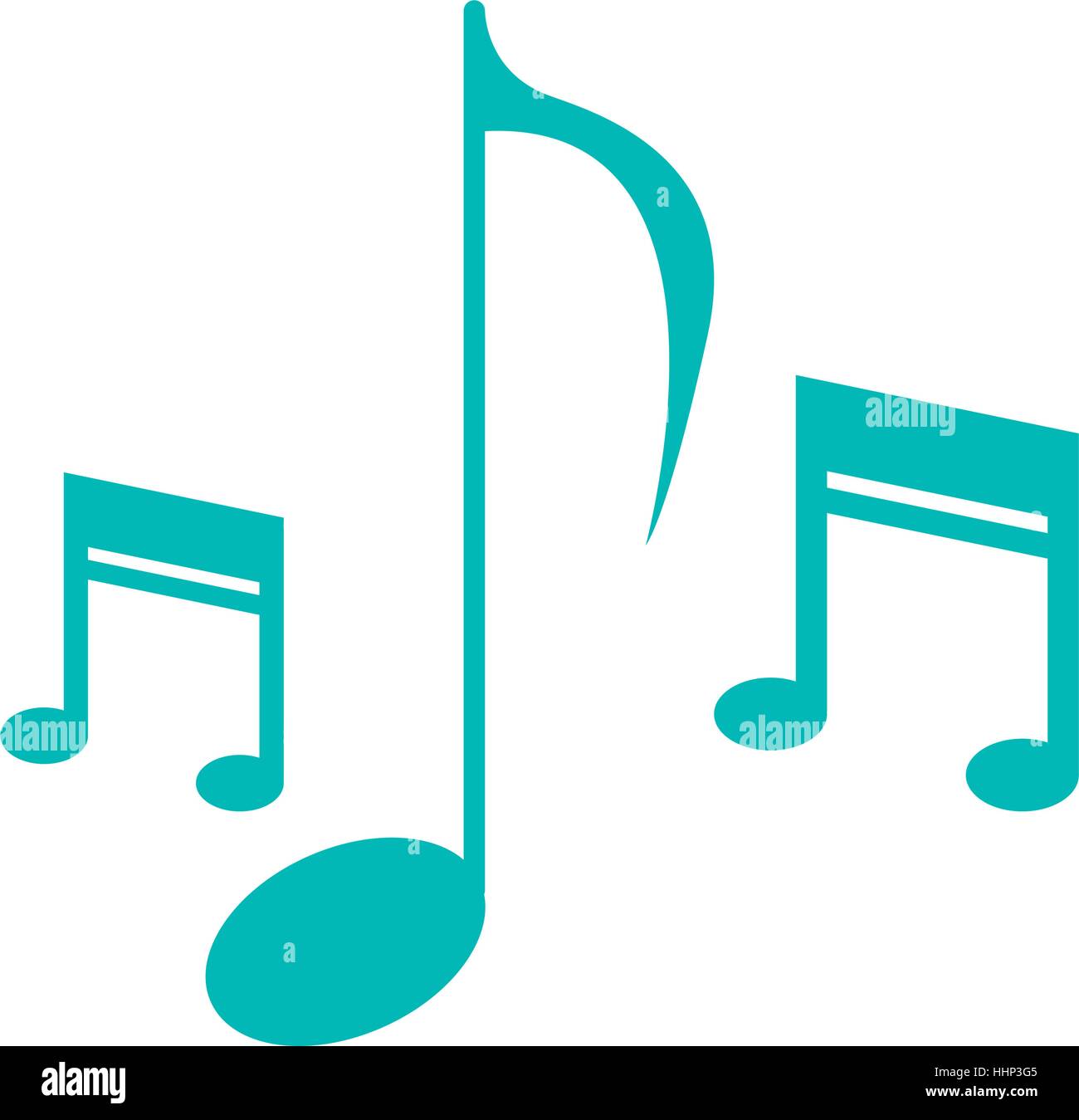 music note sound melody symbol Stock Vector Image & Art - Alamy