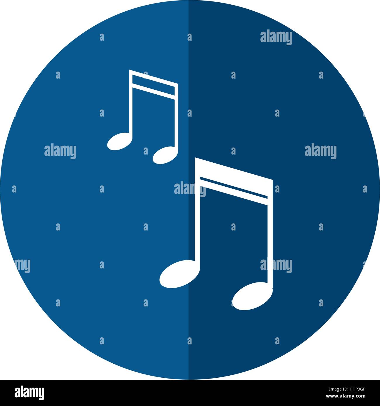 note music audio sound shadow Stock Vector Image & Art - Alamy