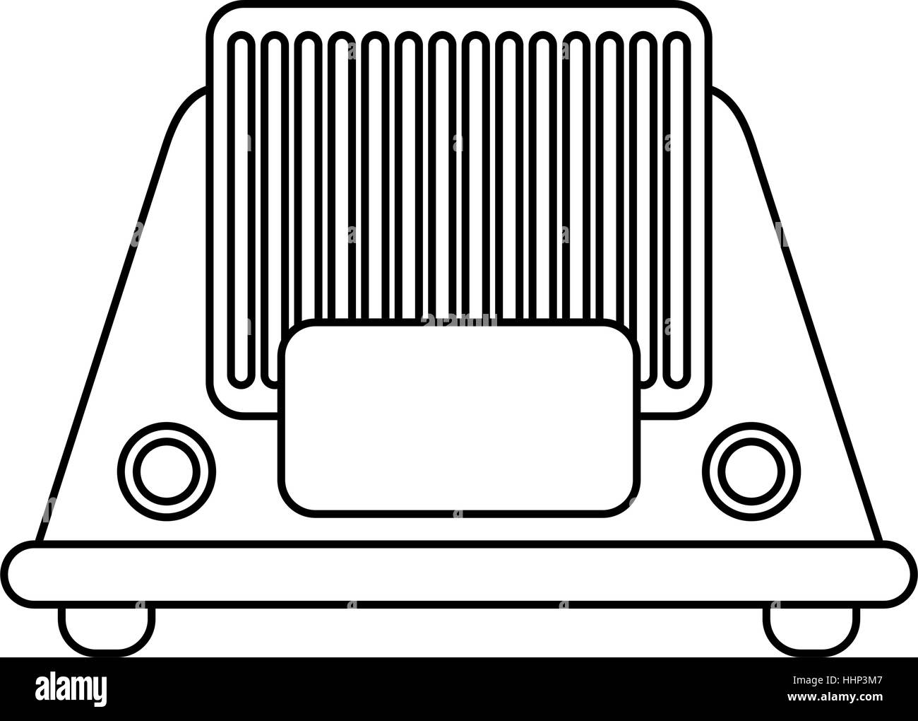 Radio Communication Device Stock Vector Images - Alamy