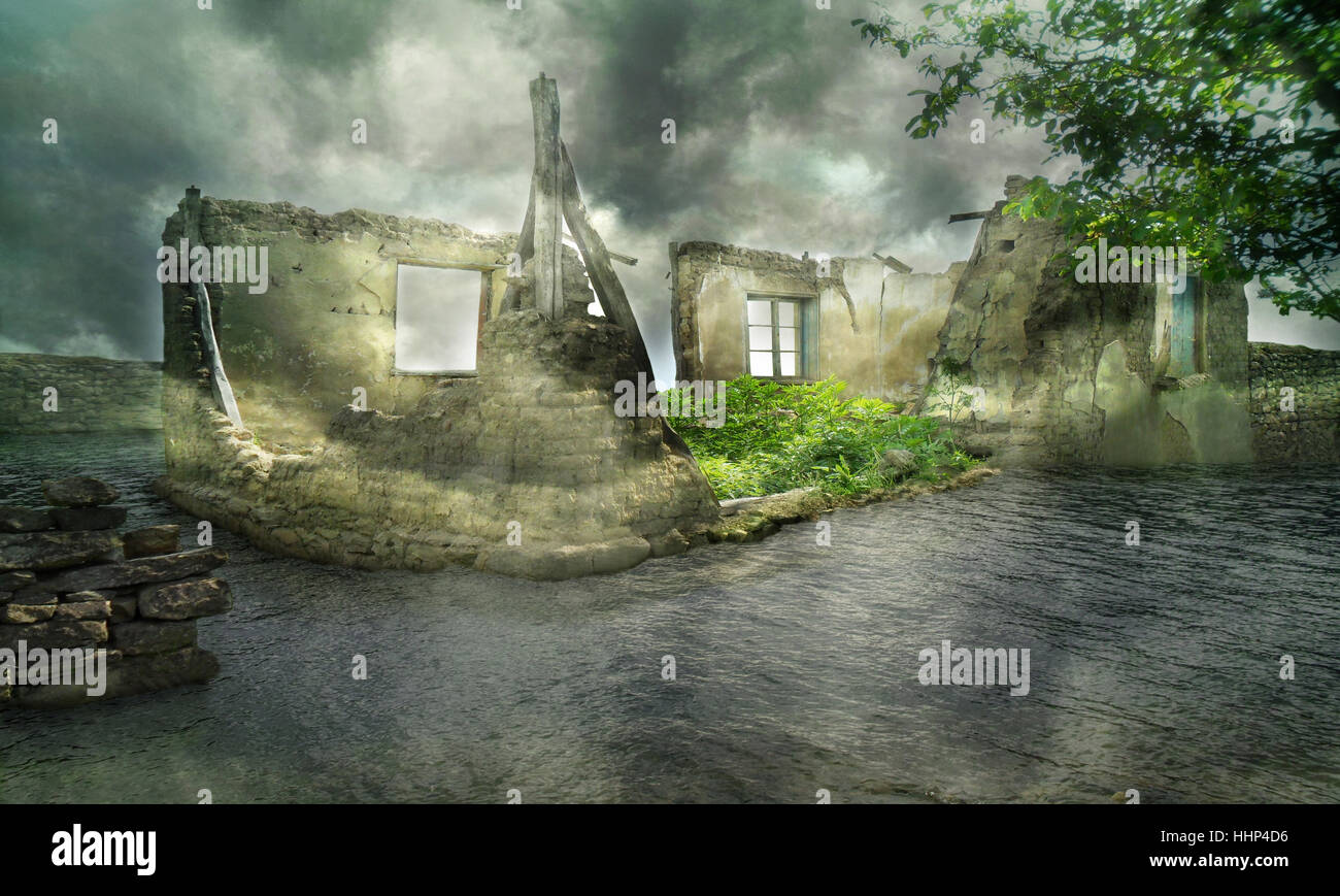 stone, wall, ruins, style of construction, architecture, architectural ...