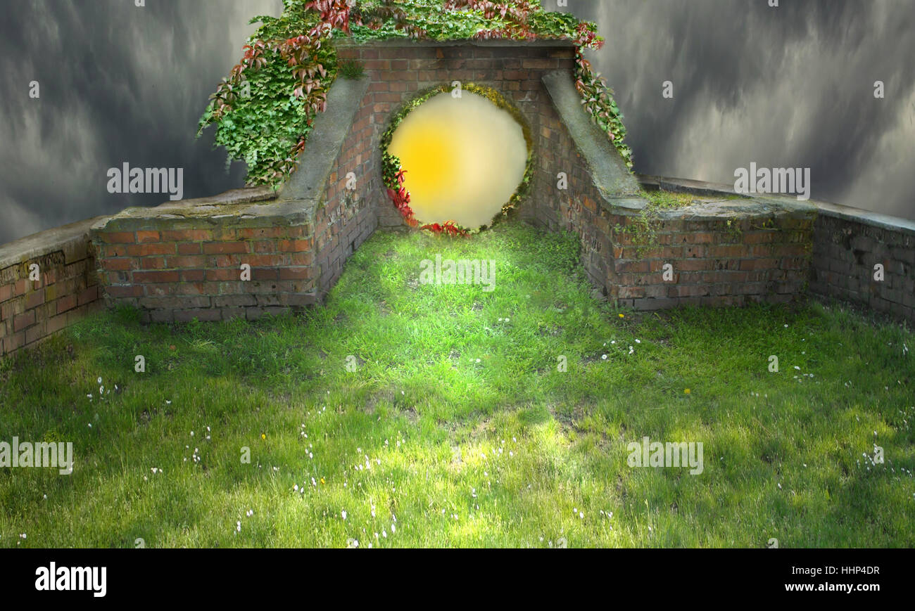 fantasy, tunnel, style of construction, architecture, architectural ...