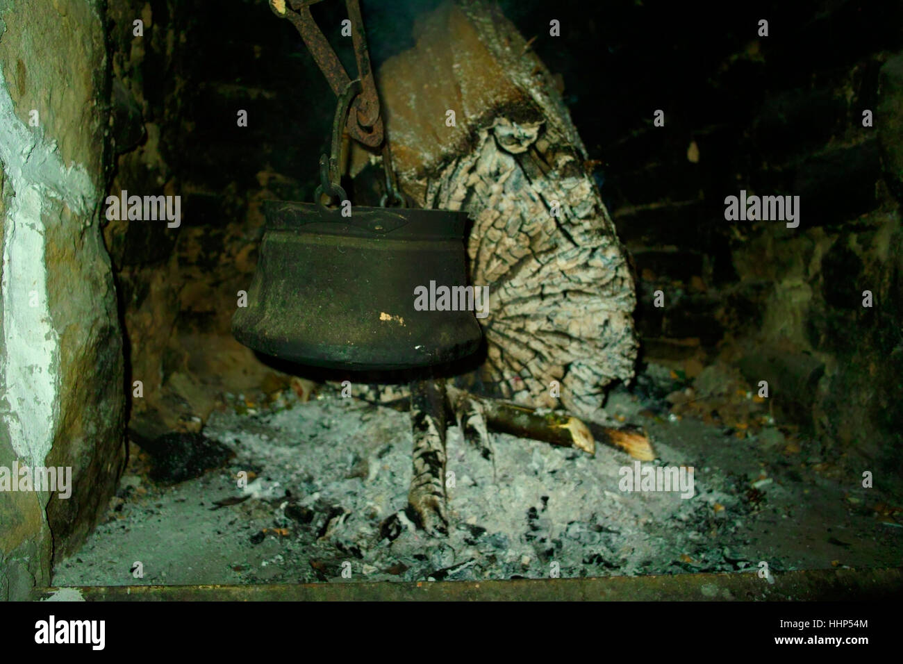 snug, fir, fireplace, stove, old, peasant, rural, ash, fire, home Stock ...