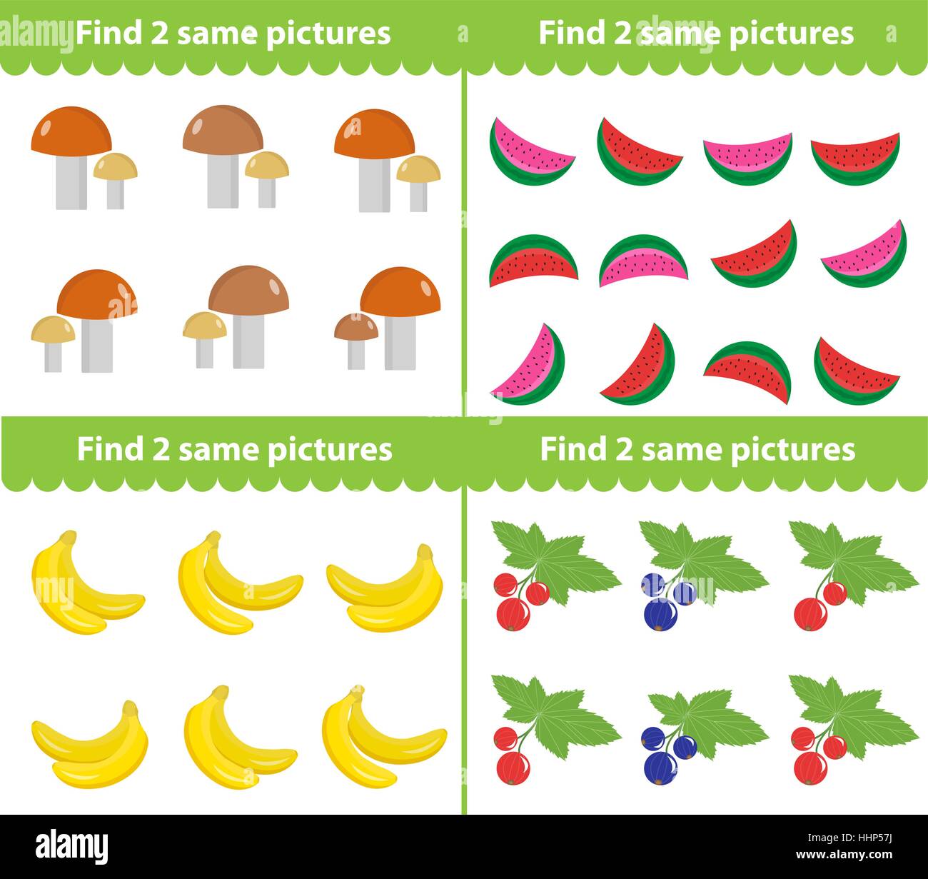 Children fruit Stock Vector Images - Alamy