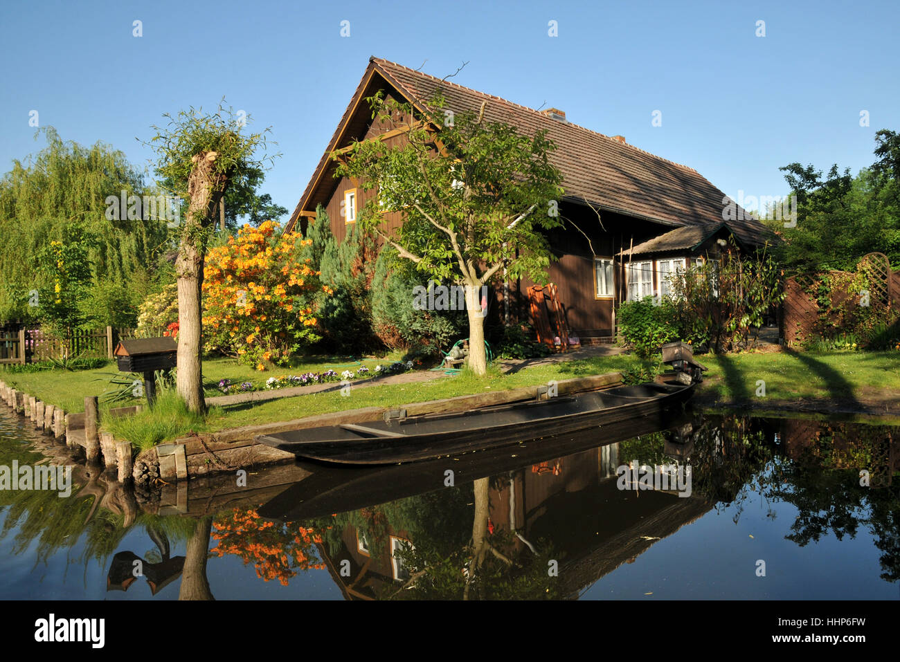holiday home, spreewald, house, building, window, porthole, dormer ...