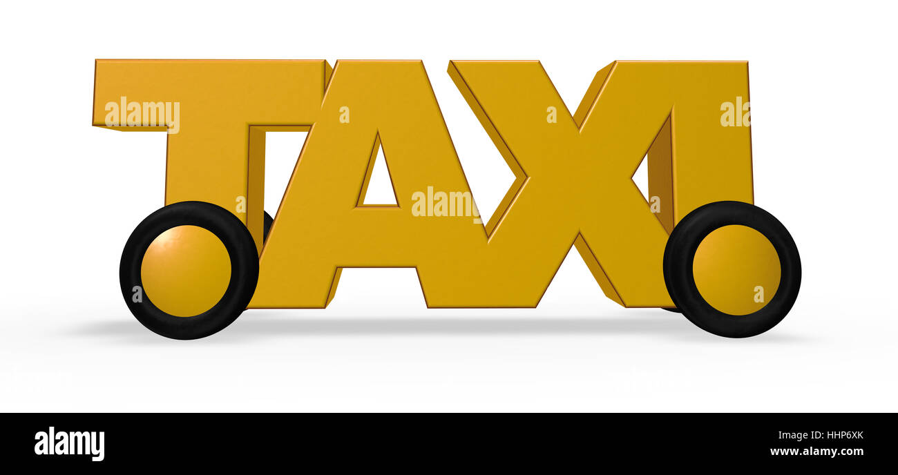 Taxi word Cut Out Stock Images & Pictures - Alamy