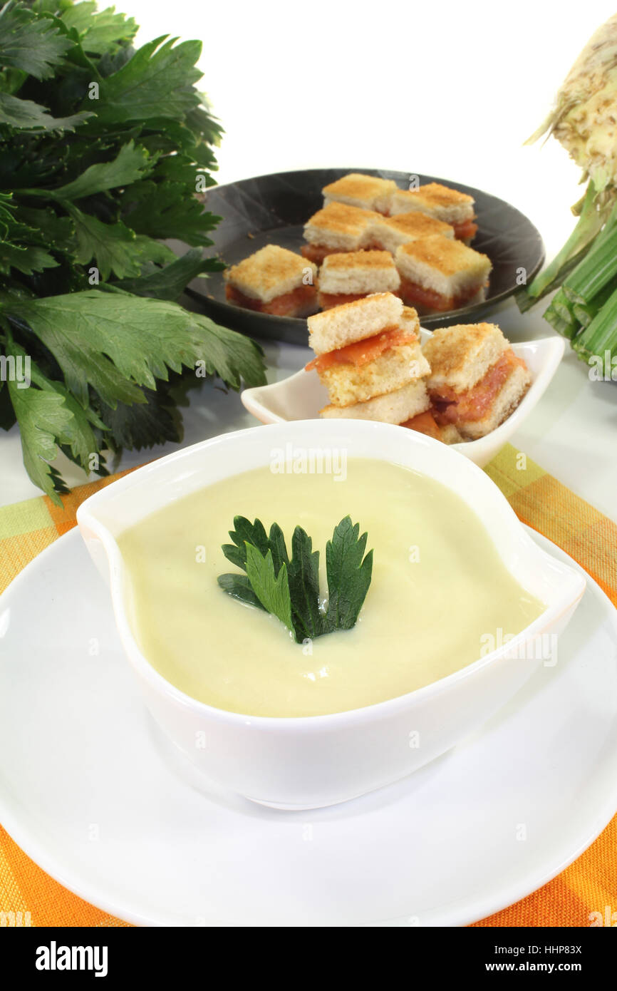 vegetable, celery, sellery, soup, bread, vegetable, cream, food, dish ...